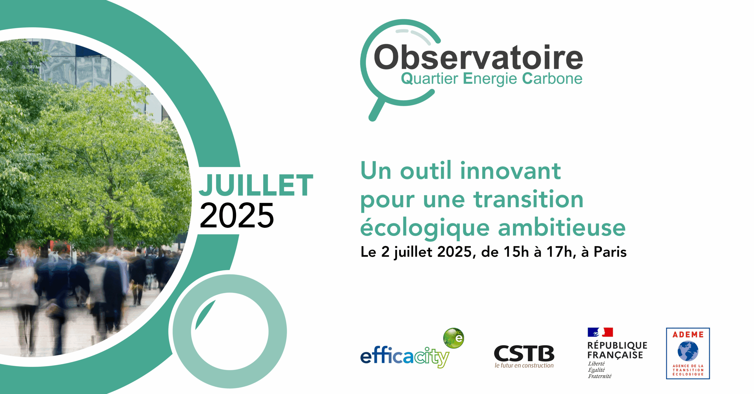 L’Observatoire national Quartier Énergie Carbone présente ses premiers résultats - Efficacity